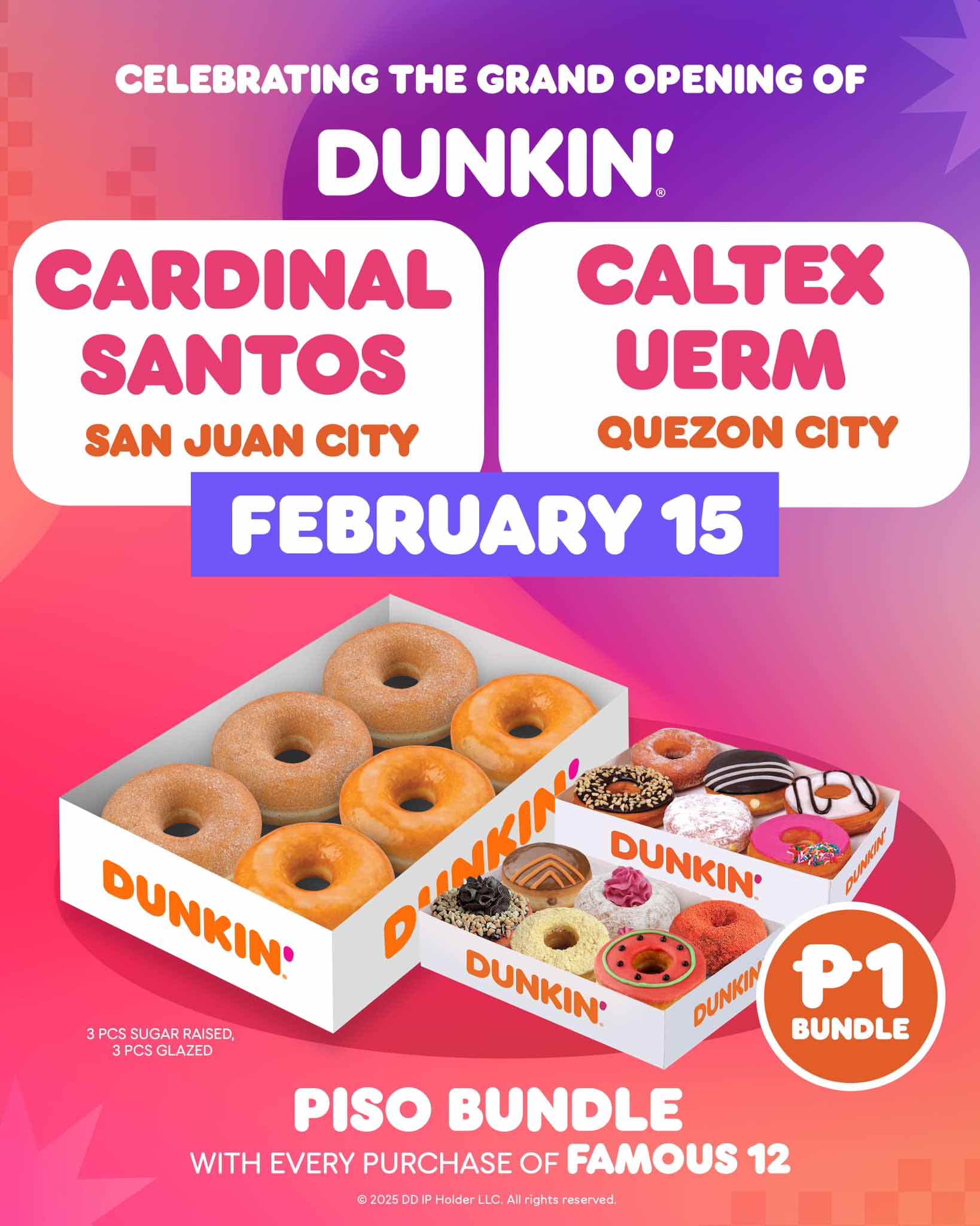 Here's where and how you can get a box of Dunkin' for P1 on Feb. 15 • PhilSTAR Life